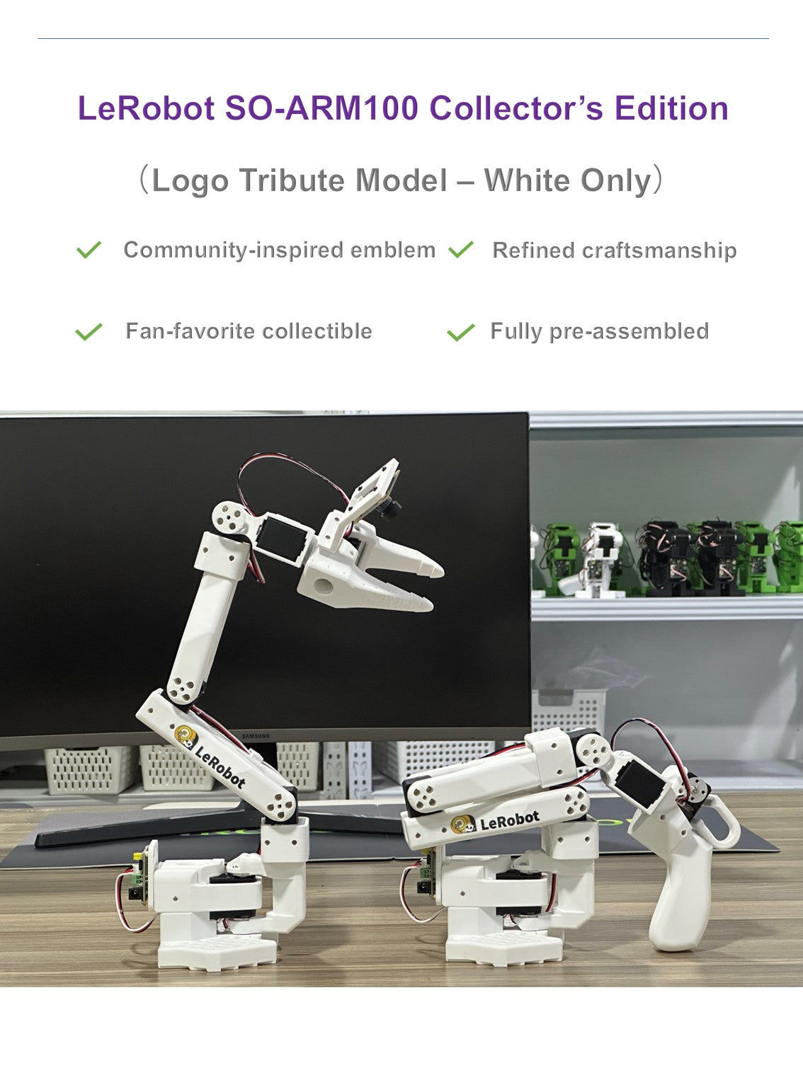 SO-ARM100 DIY Kit & Assembled Version – WowRobo Robotics